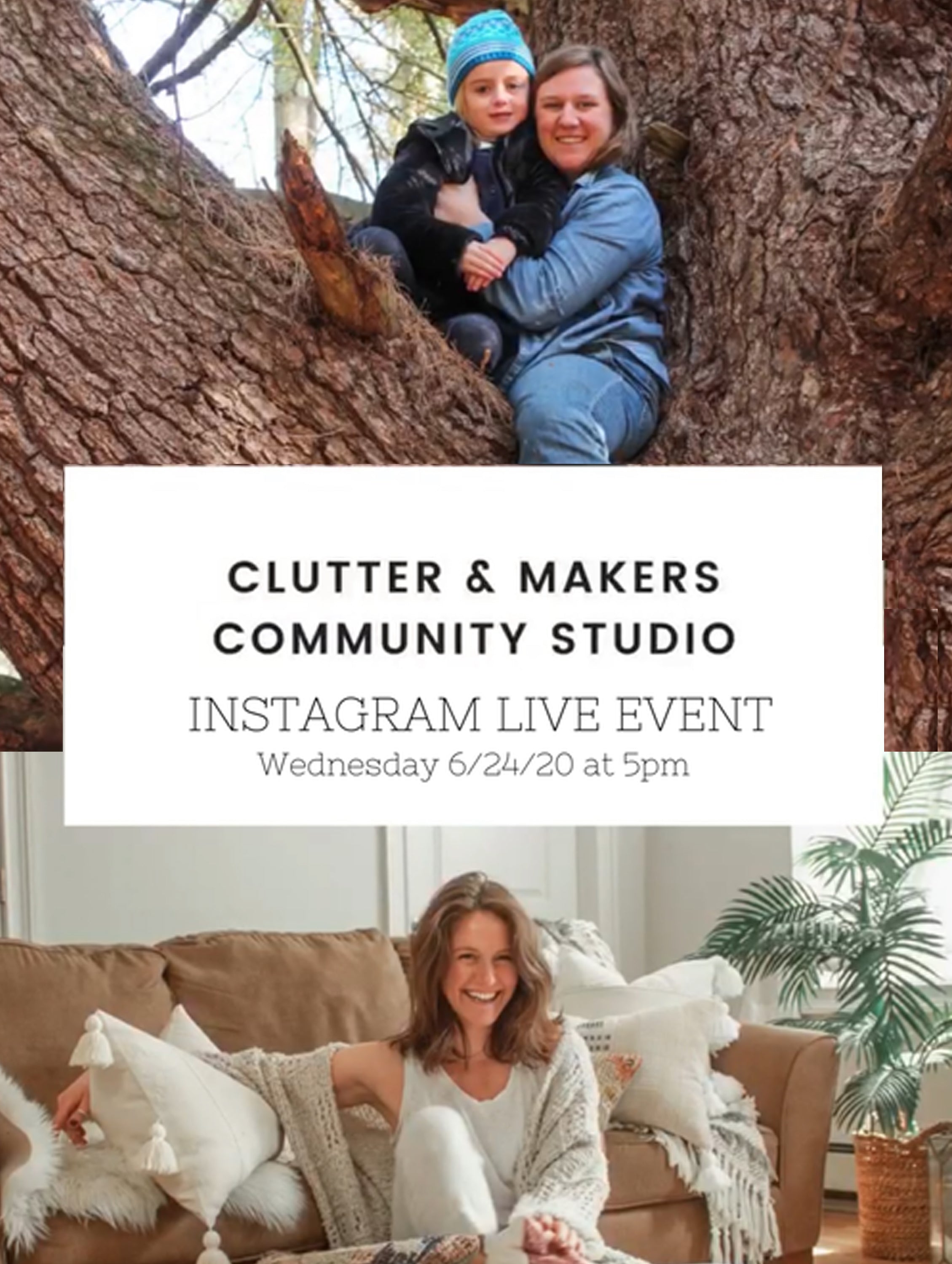 Clutter & Makers Community Studio- LIVE on Instagram – Love The Clutter